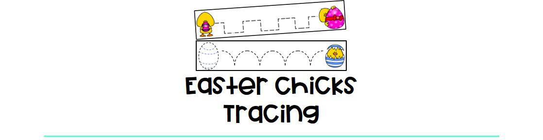 Easter Chicks Tracing : FREE 7 Fascinating Tracing Mat - FluffyTots