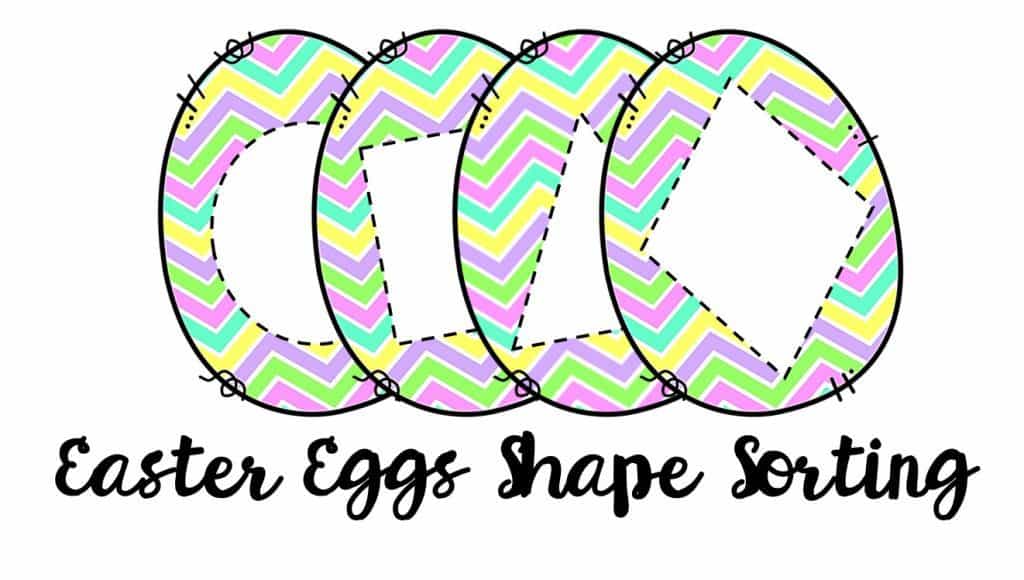Easter Shape Sorting Activity : 8 Amazing Shapes To Be Sorted - FluffyTots