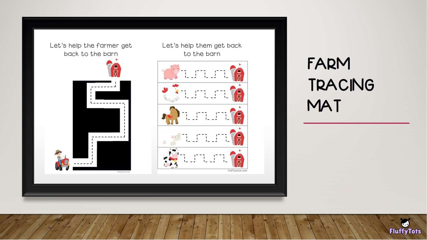 3 Themes Tracing Mats for Toddlers - FluffyTots