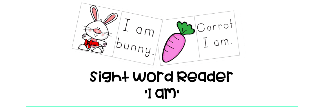 Sight Word Reader 'I am' : FREE 8 Fun Pages for Preschoolers - FluffyTots