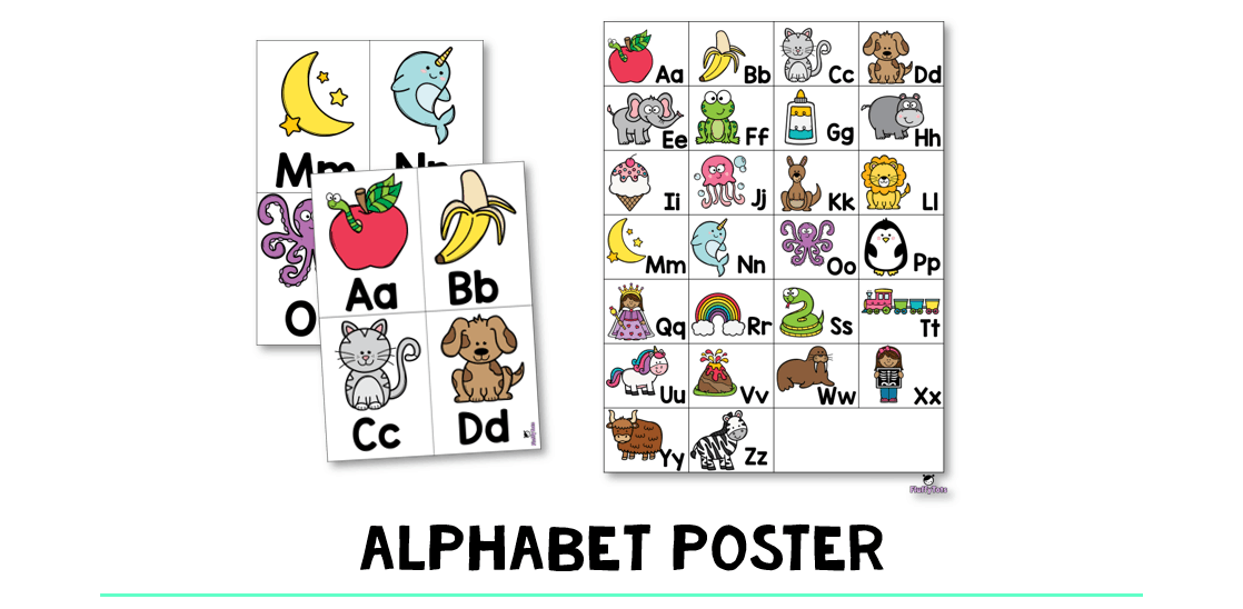 Back to School Alphabet Poster : FREE 2 Types of Alphabet Posters ...