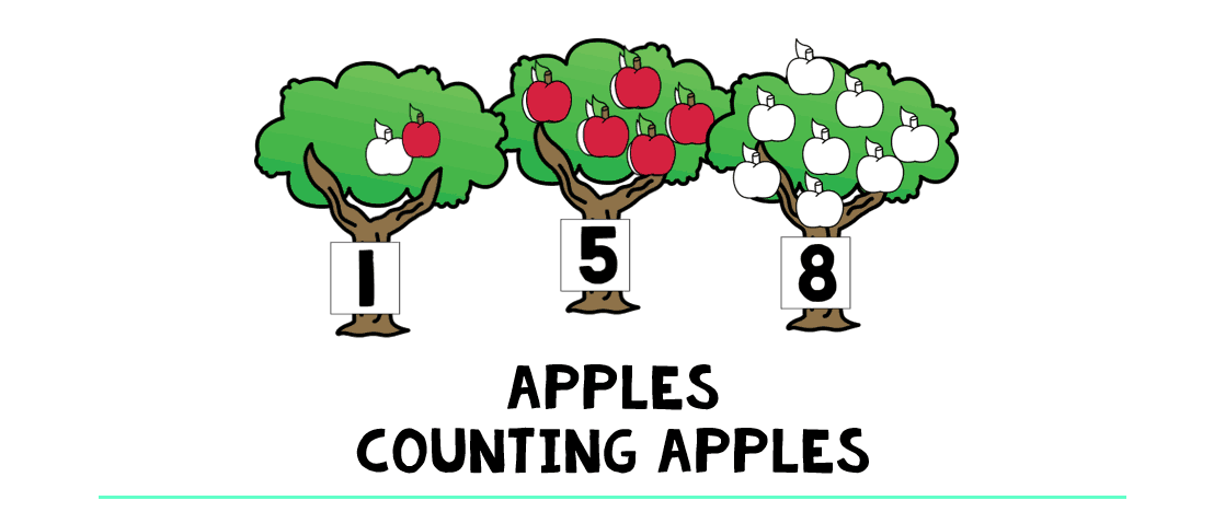 Counting Apples Printables : FREE Counting 1 to 10 - FluffyTots