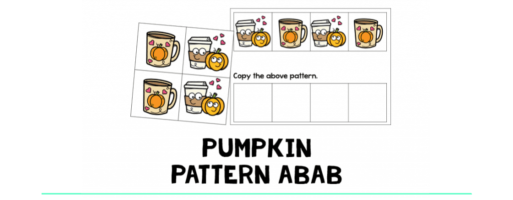 Pumpkin Pattern : FREE 1 Exciting ABAB Pattern - FluffyTots