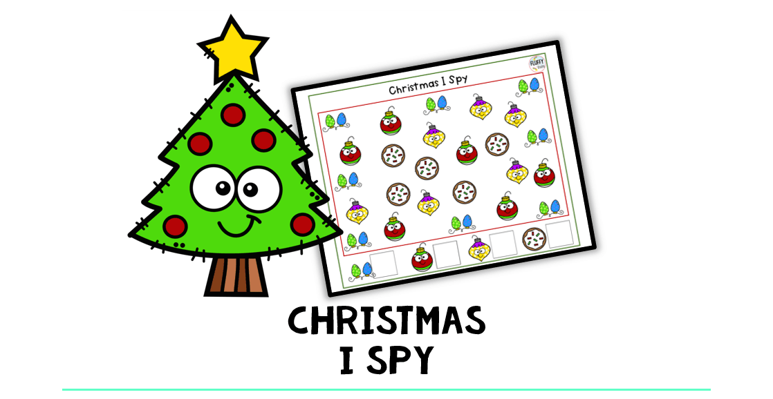 Christmas I Spy : FREE 2 Pages Christmas I Spy Game - FluffyTots