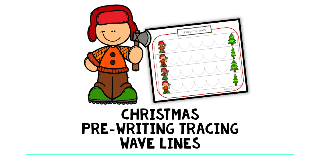 Christmas Wave Lines Pre-Writing Tracing : FREE 9 Pages of Pre-Writing ...