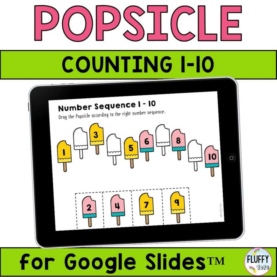 Popsicle Counting Activities for Google Slides™ : FREE Google Classroom ...