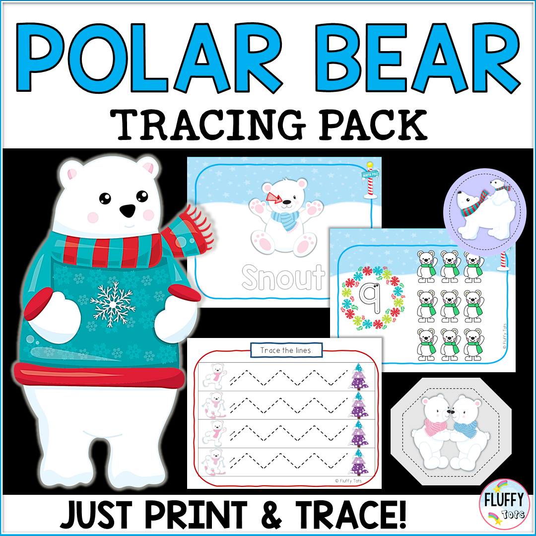 Polar Bear Theme Preschool Activities Books FluffyTots Polar Bear Theme Preschool Activities Books FluffyTots